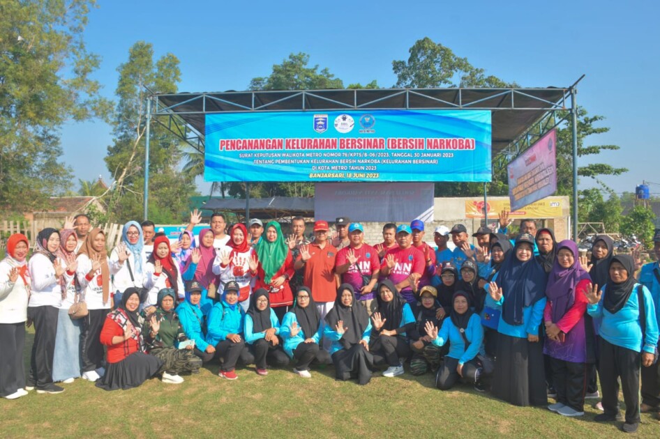Pemerintah Kota Metro Canangkan Kelurahan BERSINAR (Bersih Barkoba) - PEMERINTAH KOTA METRO